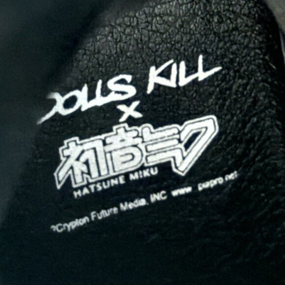 Dolls Kill | Shoes | Nwob Dolls Kill X Hatsune Miku Blue Platform Boots ...